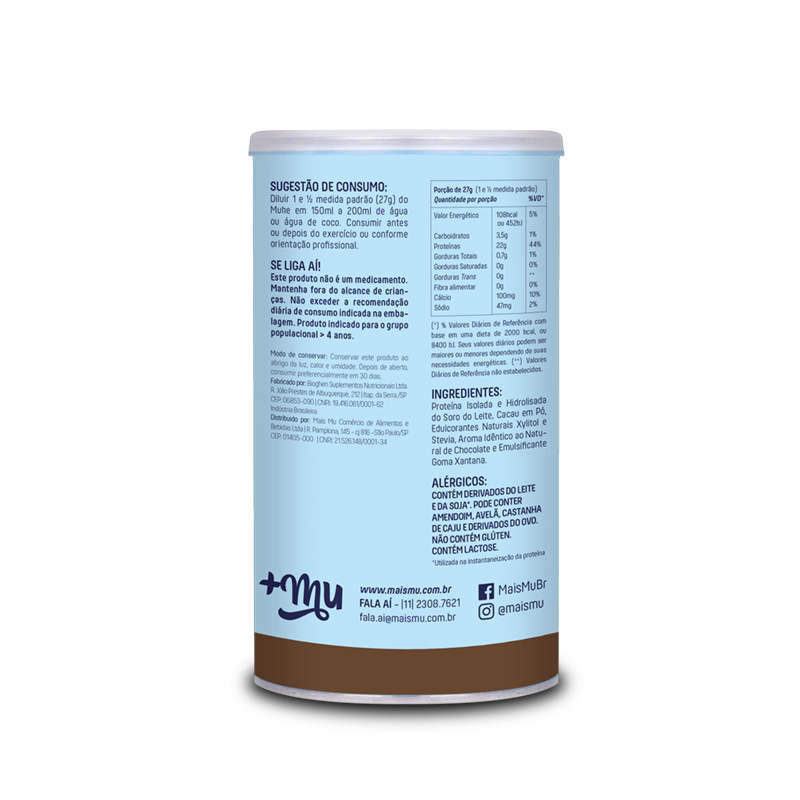 Pote de Proteína Muke Chocolate +Mu 450g - PanVel Farmácias