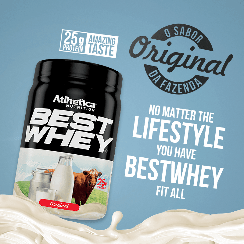 Best Whey Protein Atlhetica Nutrition Original 450g - PanVel Farmácias