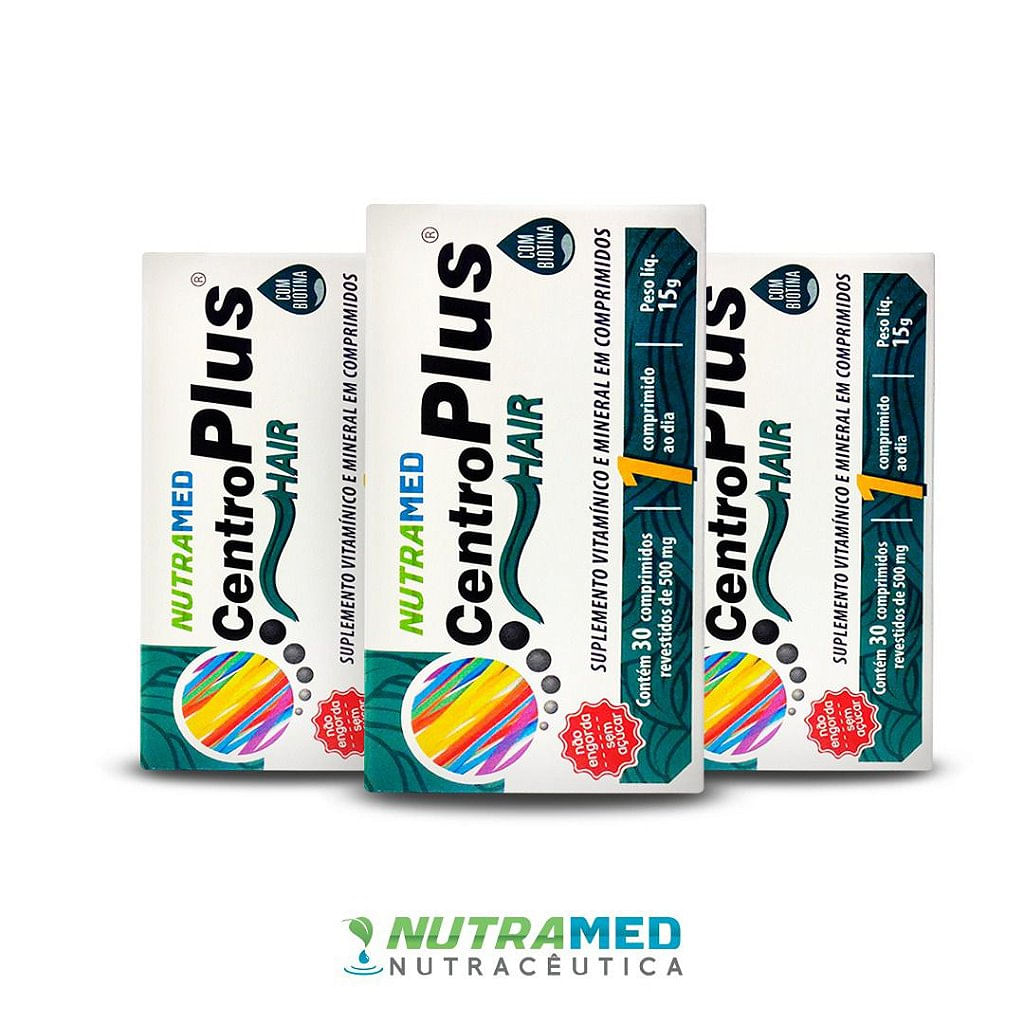 Centroplus Hair Kit Com 3 Unidades - Panvel Farmácias