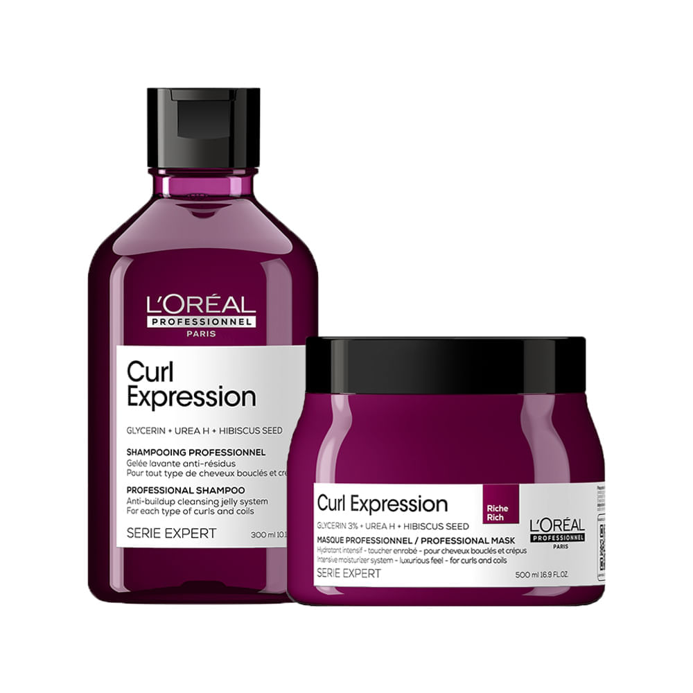 Kit L'oreál Professionnel Serie Expert Curl Expression - Shampoo ...