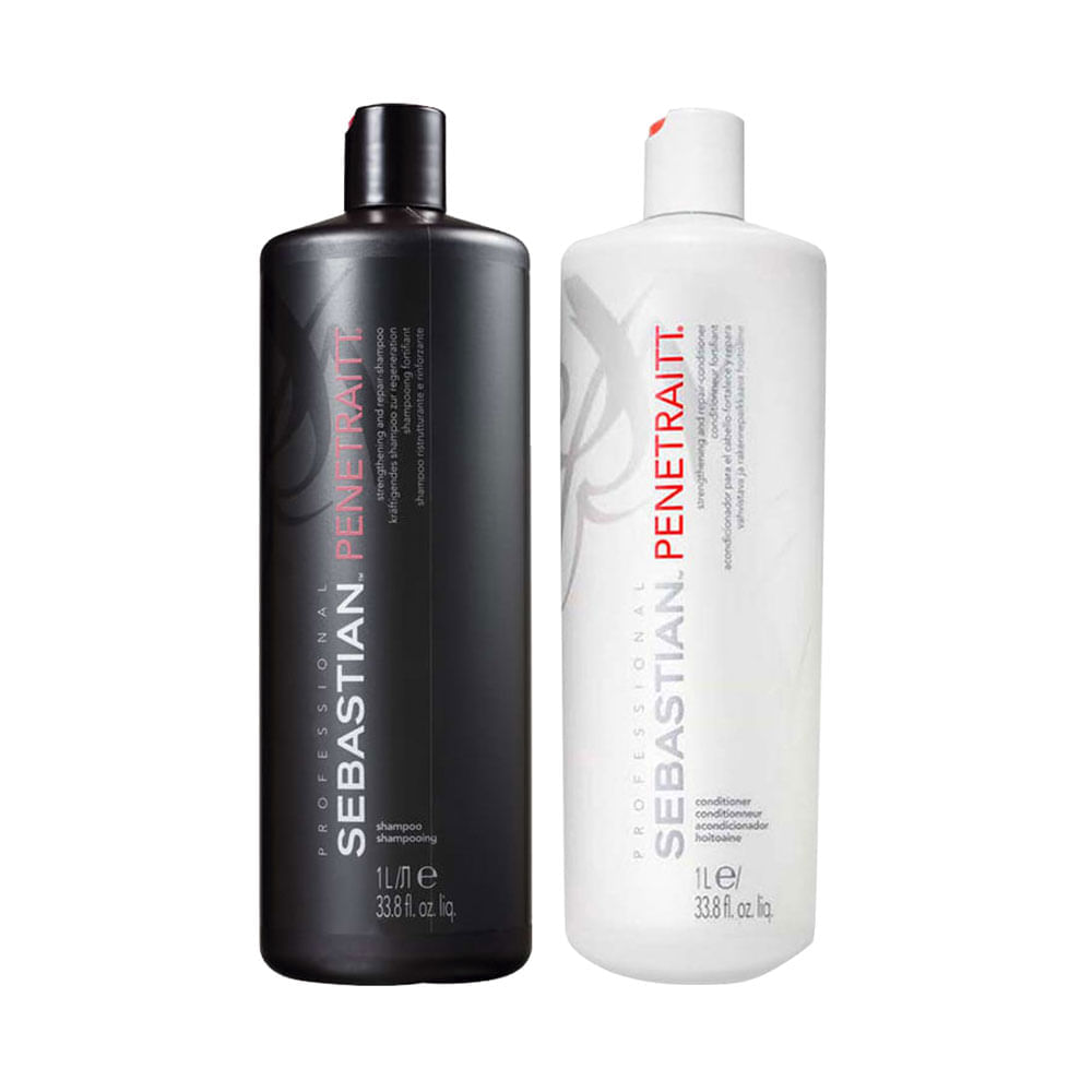 Kit Sebastian Professional Penetraitt Shampoo 1000 Ml + Condicionador ...