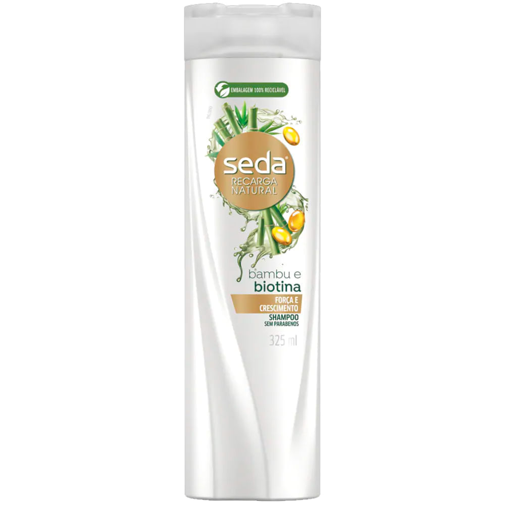 Shampoo Seda Recarga Natural Bambu E Biotina 325ml - Panvel Farmácias