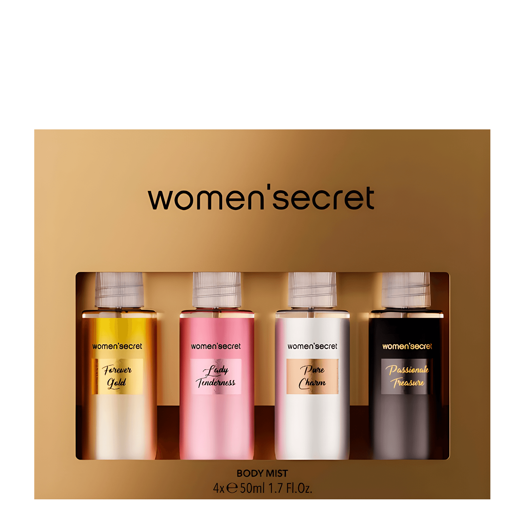 Kit Women'secret Perfume Corporal Feminino - 4 Body Mist 50ml - Panvel ...