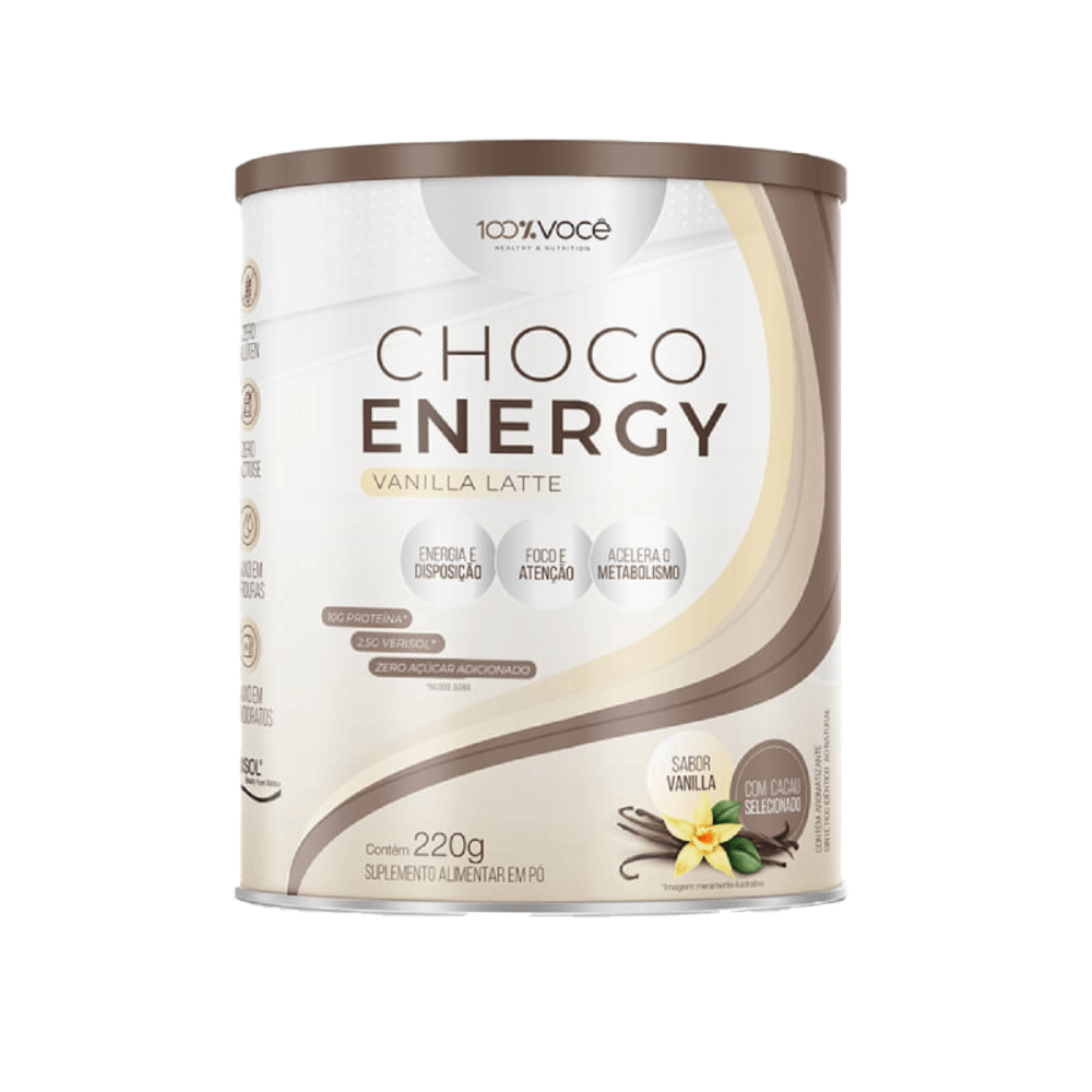 Choco Energy Vanilla 100% Você 220g - Panvel Farmácias