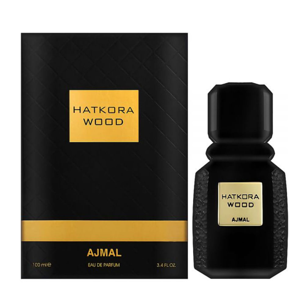 Perfume Ajmal Hatkora Wood Eau De Parfum Unissex 100ml - Panvel Farmácias