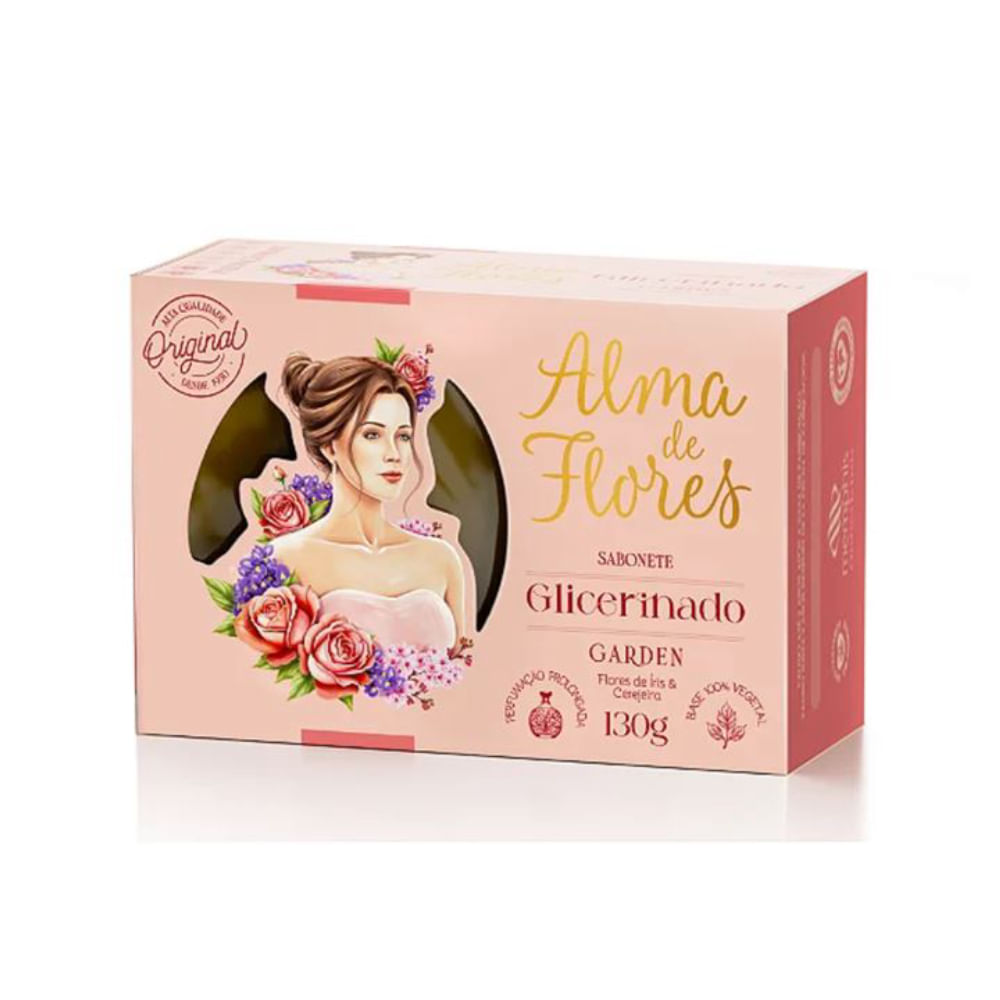 Sabonete Alma De Flores Glicer 130g Garden - Panvel Farmácias