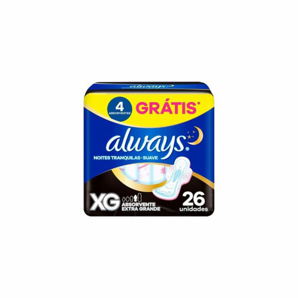 Absorvente Always Basico Suave Com Abas Com 26 Unidades Xg - Panvel ...
